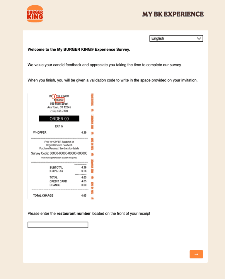 Burger King Survey – Share Your Feedback at MyBKExperience.com ...